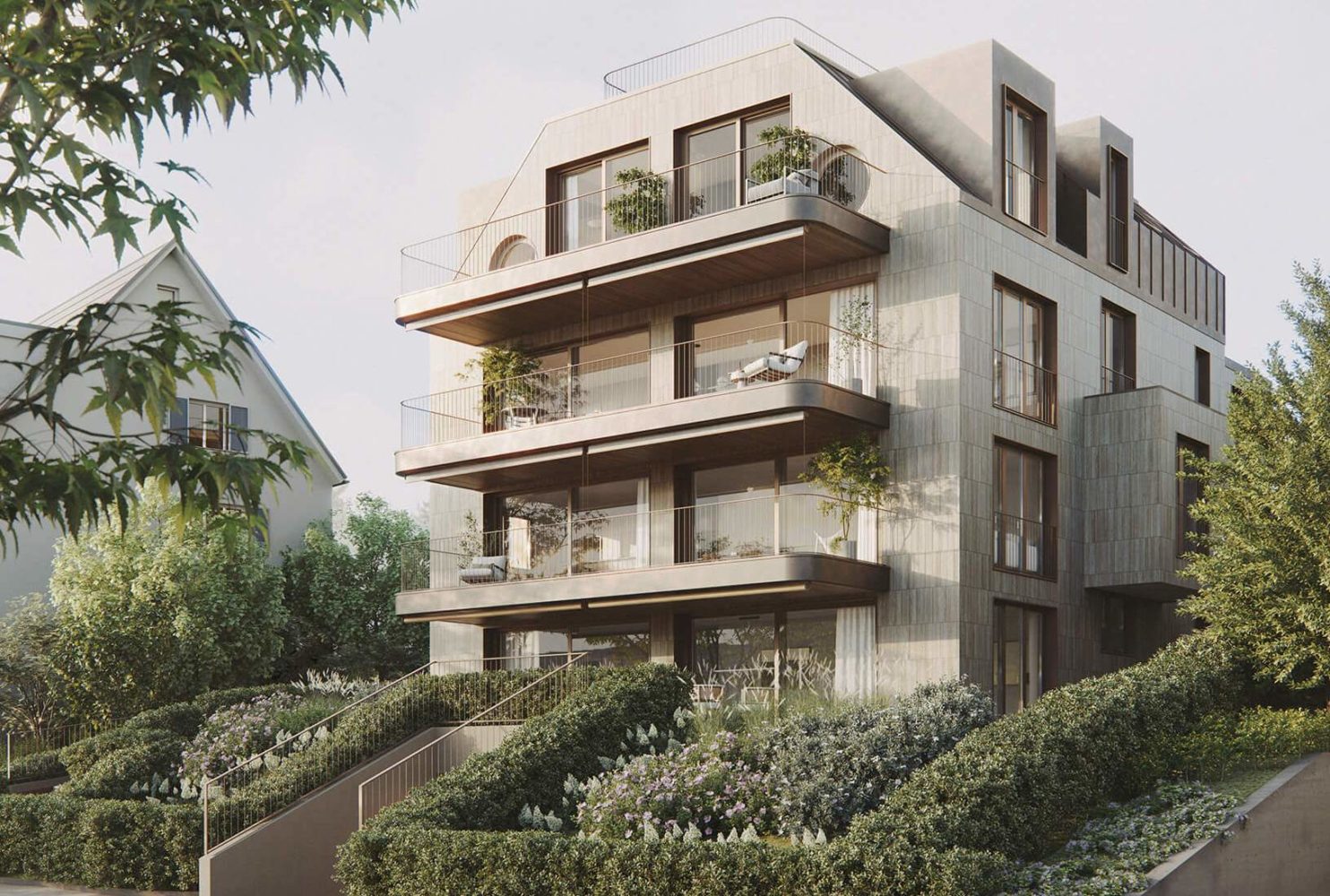 Neubau 4 luxuriöse Stadtwohnungen in Zürich Höngg - Zürich, Zürich ...